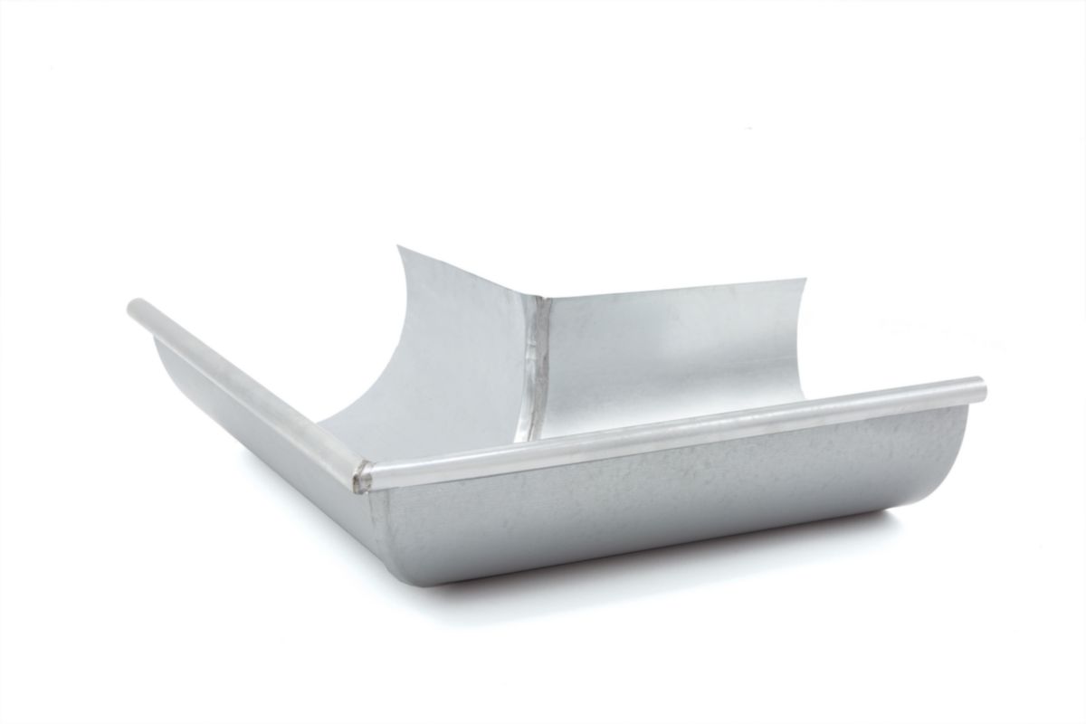 VMZINC - Equerre 1/2 ronde Azengar de 33 extérieur sans pince réf ...