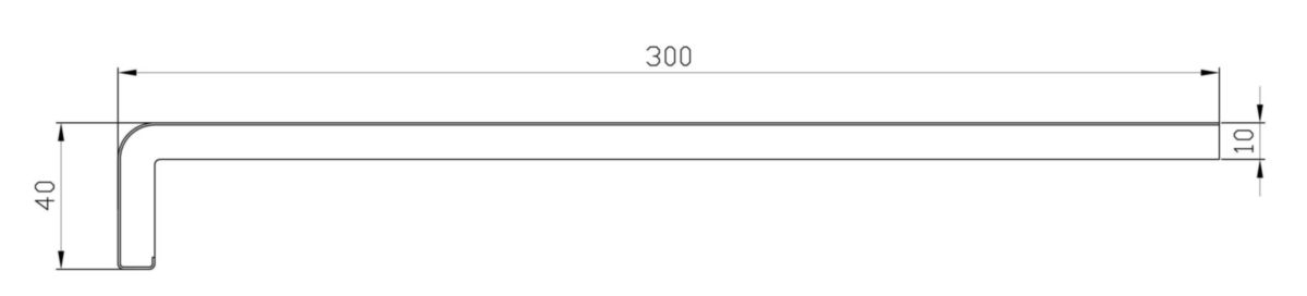 FREEFOAM - Bandeau de rive équerre PVC classique blanc 10x300x5000mm ...