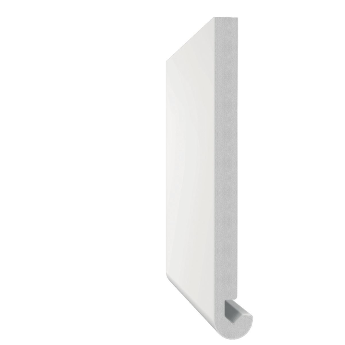 FREEFOAM - Bandeau de rive arrondi PVC duo blanc 15x200x5000mm Réf ...