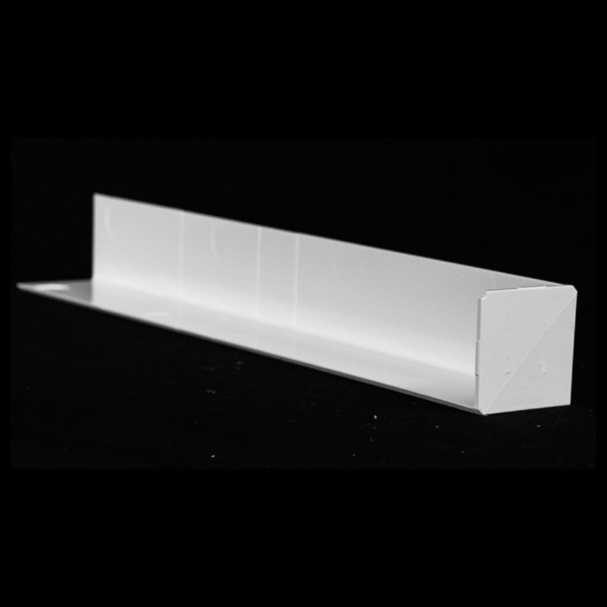 MEP - Cache angle extérieur 90° PVC noir hauteur 30cm pour planche ...