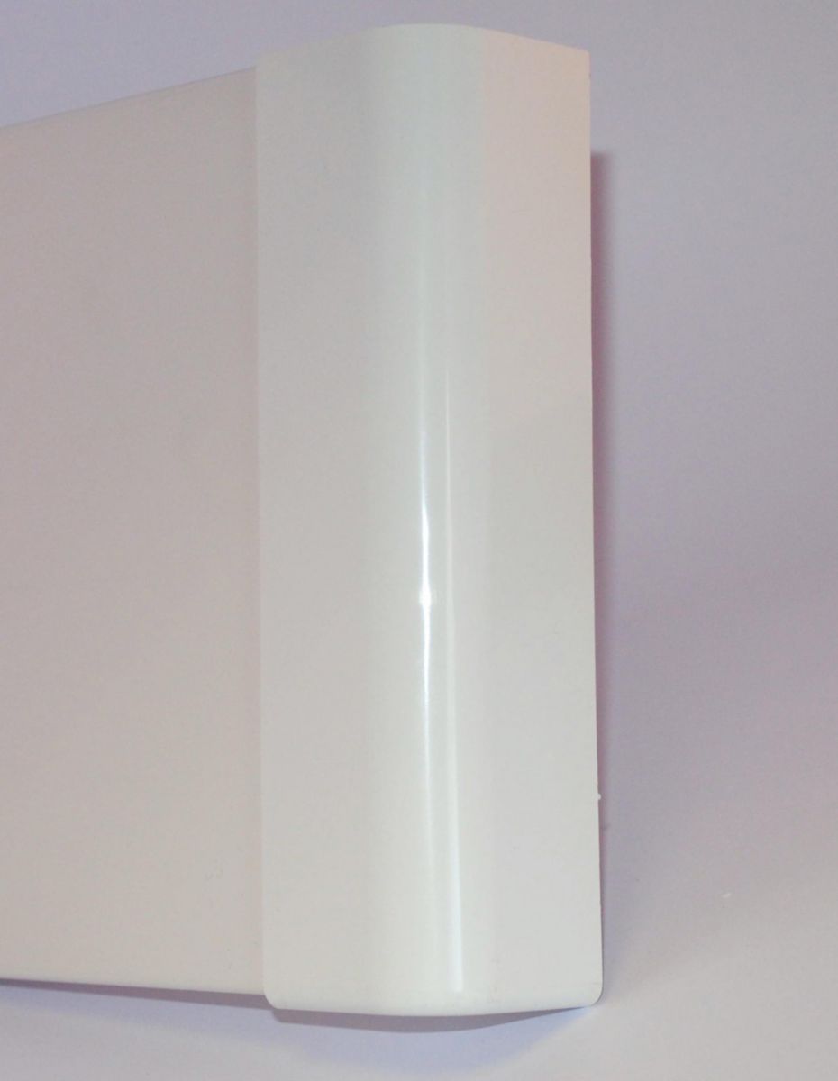 MEP - Angle extérieur 90° PVC blanc pour bandeau hauteur 20cm | Asturienne