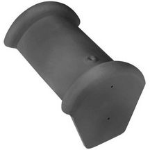 MONIER - Tuile terre cuite Postel 20 Monier rouge vieilli 315x230 mm ...