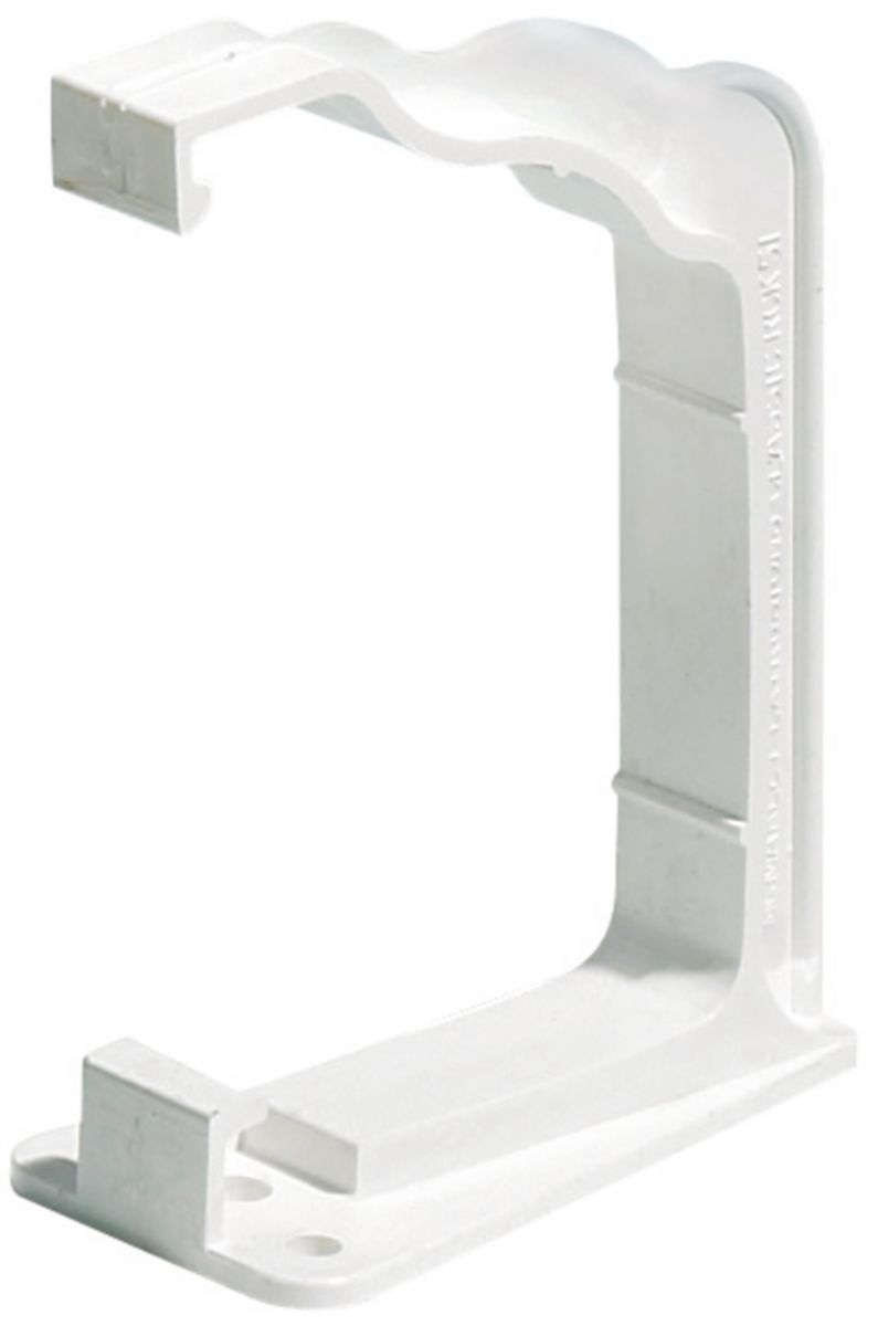 MEP - Crochet extérieur PVC blanc pour gouttière Classic | Asturienne