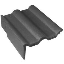 MONIER - Tuile de rive universelle droite Tradipanne béton minéral ...