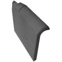 MONIER - Tuile terre cuite Postel 20 Monier rouge vieilli 315x230 mm ...