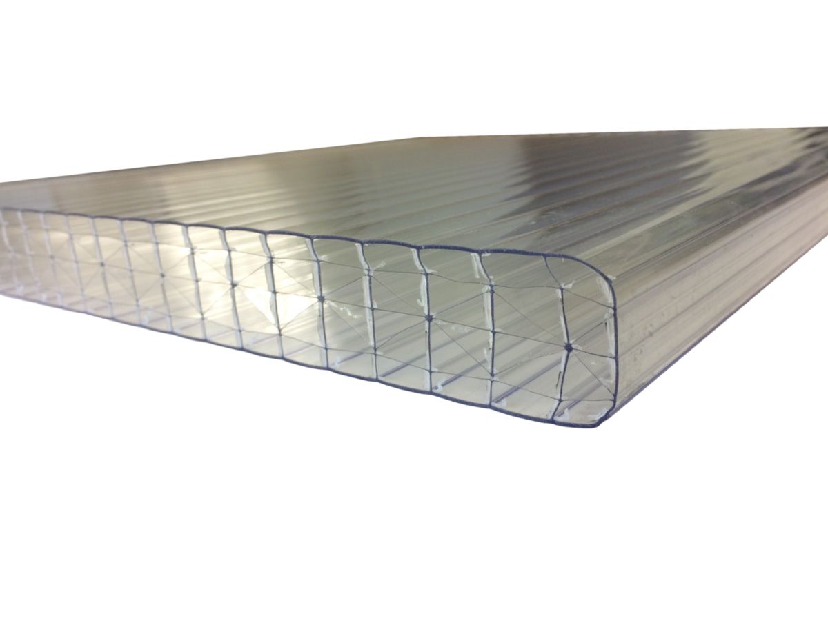 ONDULINE - Plaque plane alvéolaire ONDUCLAIR PCMW - 32 mm - 4,00 m x 1 ...