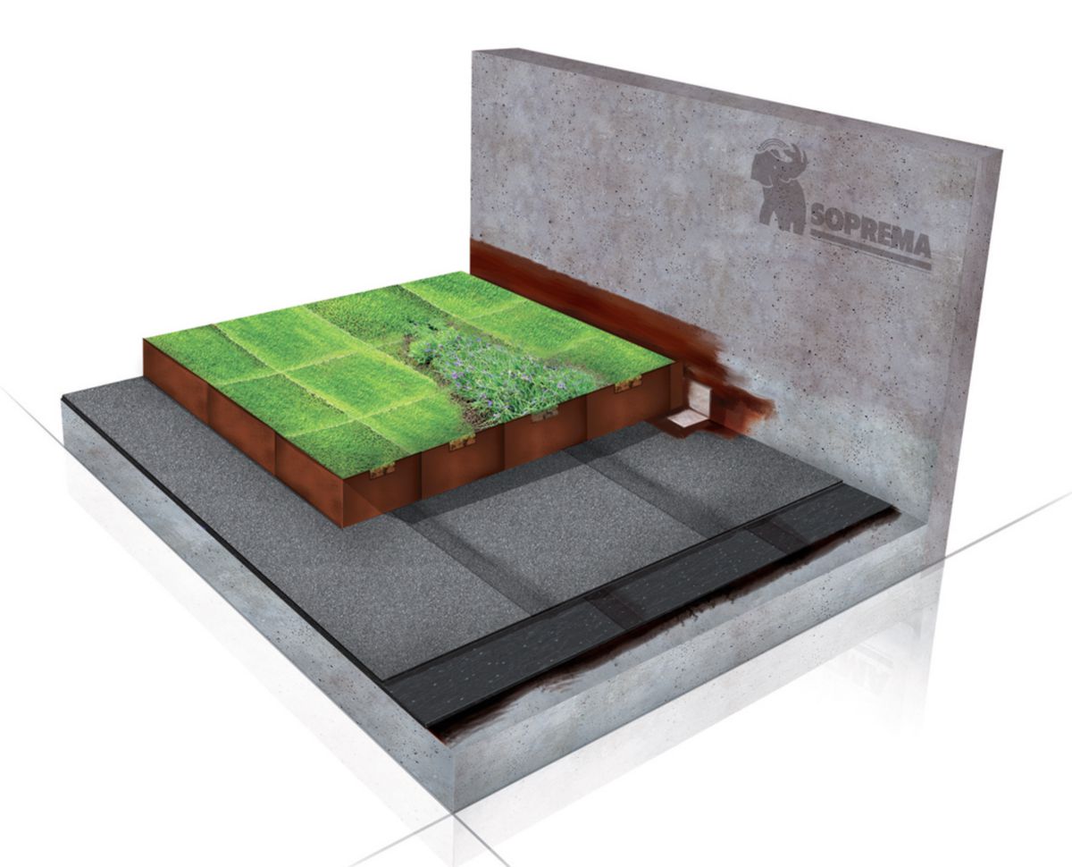 SOPREMA - Sopralène Flam Jardin rouleau de 5x1m 114558 | Asturienne