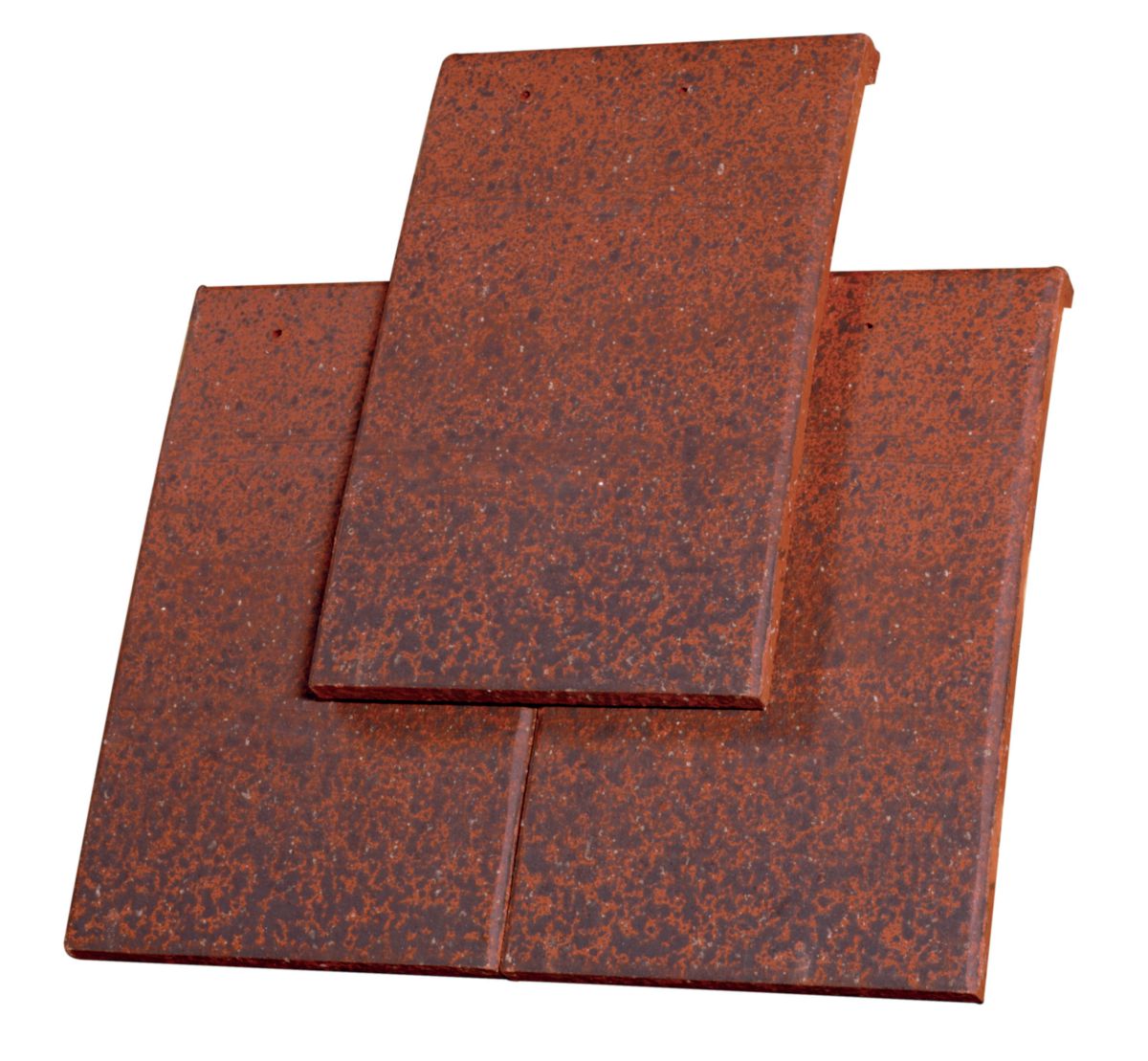 TERREAL - Tuile plate terre cuite Périgord 1PG 18x28cm Château foncé ...