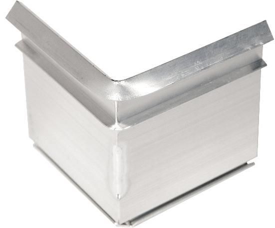 BOSTIK - Angle rentrant SP/F70 en aluminium brut pour profilé d ...