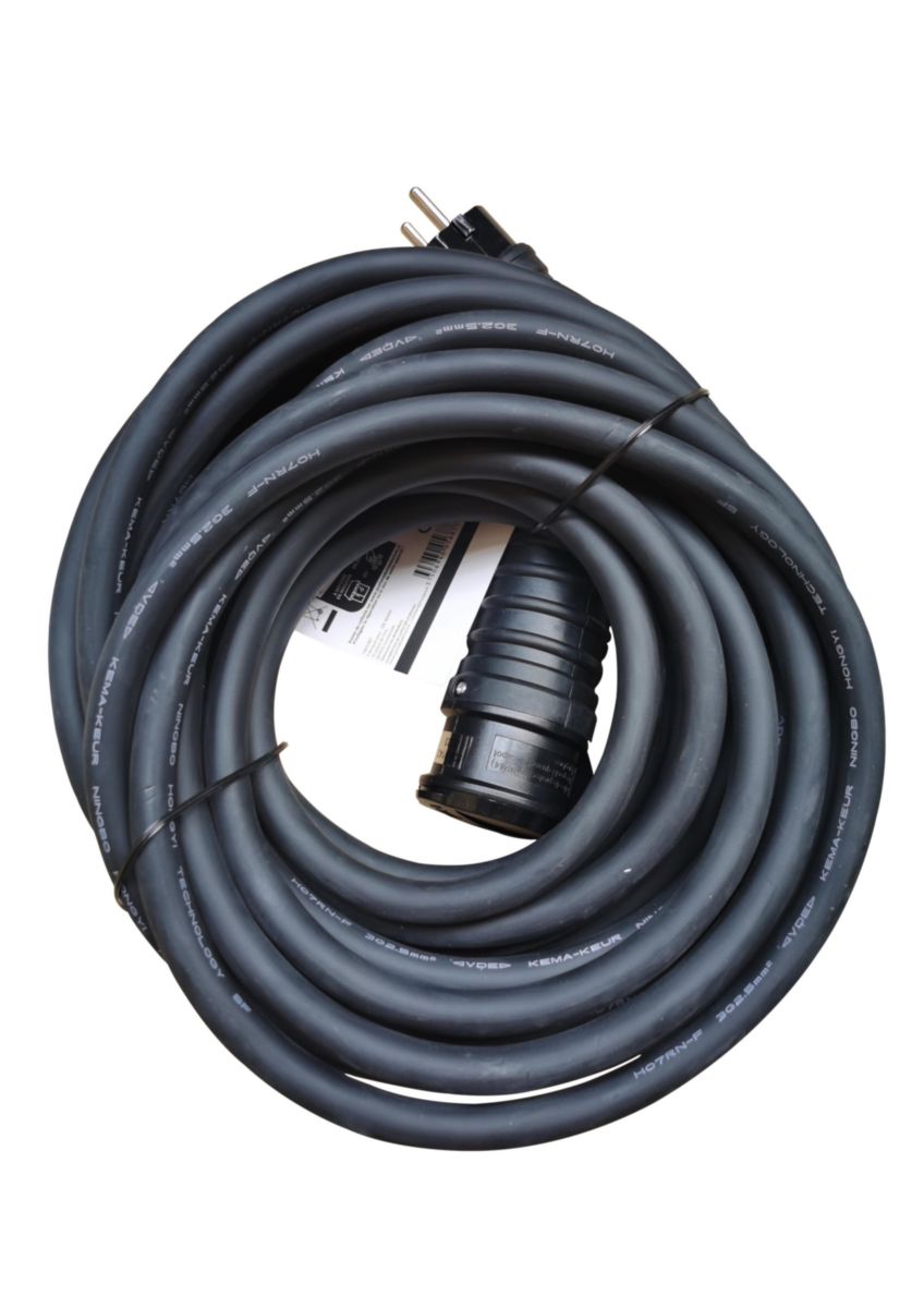 NOVIPRO - Rallonge H07 RNF 3G2,5 Novipro longueur 10m noire | Asturienne