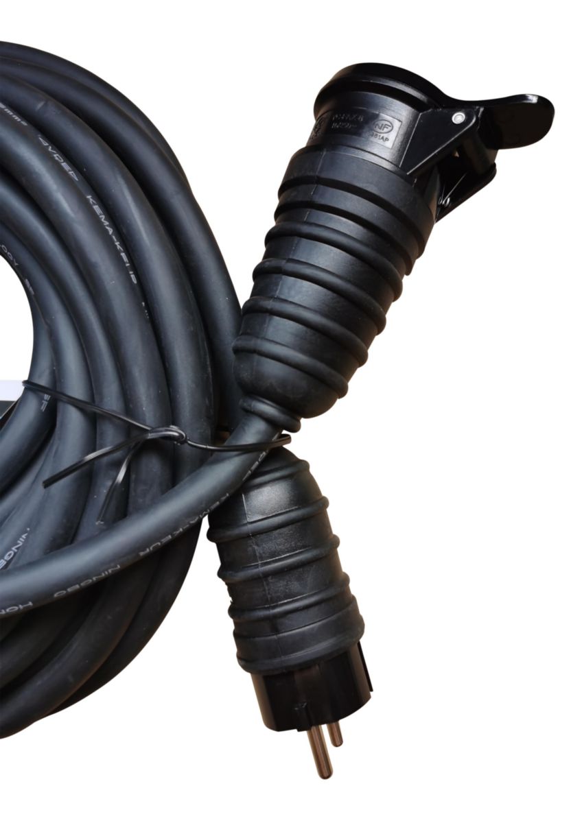 NOVIPRO - Rallonge H07 RNF 3G2,5 Novipro longueur 10m noire | Asturienne