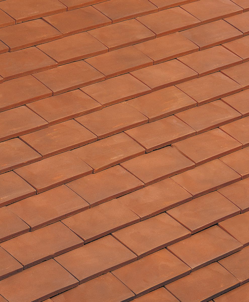 EDILIANS - Tuile Plate 20x30 Huguenot terre cuite flamme rustique ...