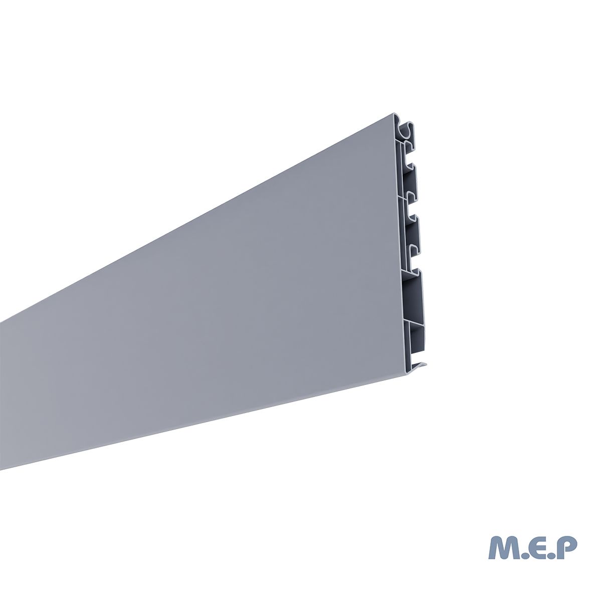 MEP - Bandeau PVC gris 25x200x4000mm | Asturienne