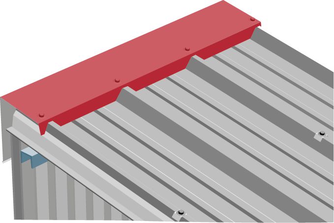 ARCELORMITTAL - Faitière Frontale (Pour panneaux épaisseur 40 à 80mm ...