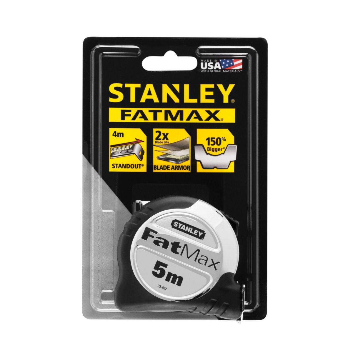 STANLEY - Mesure Fatmax XL Blade Armor 5mx32mm réf. 0-33-887 | Asturienne