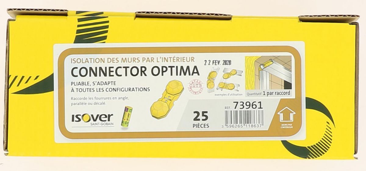 ISOVER - Connector Optima boîte de 25 | Asturienne
