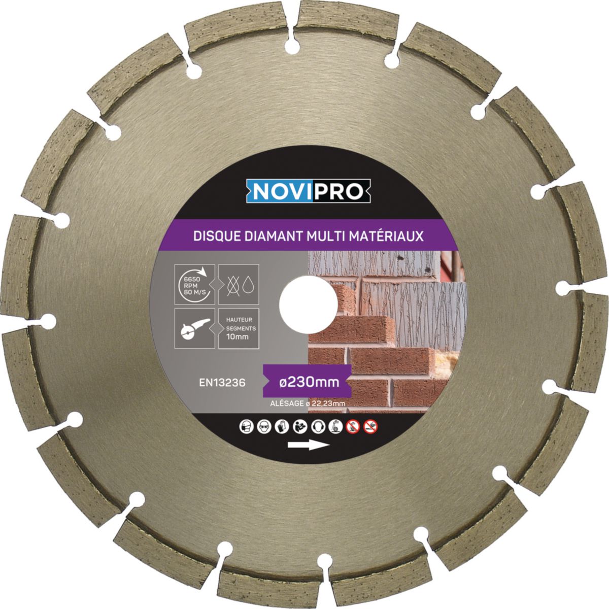 NOVIPRO - Disque diamant NOVIPRO avec segments soudés laser multi ... NOVIPRO - Disque diamant NOVIPRO avec segments soudés laser multi ...