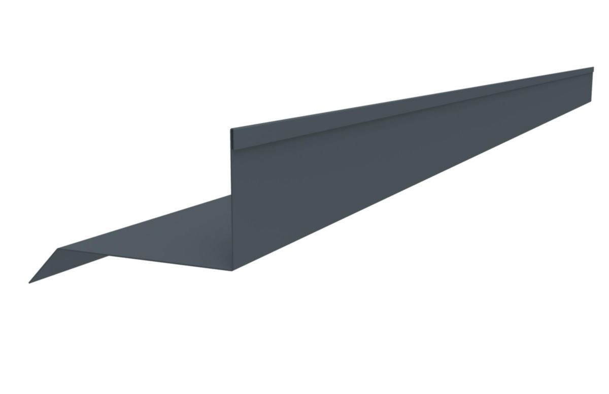 JORIS IDE - Bande de rive contre mur 2,10m ral 8012 dev 406mm | Asturienne