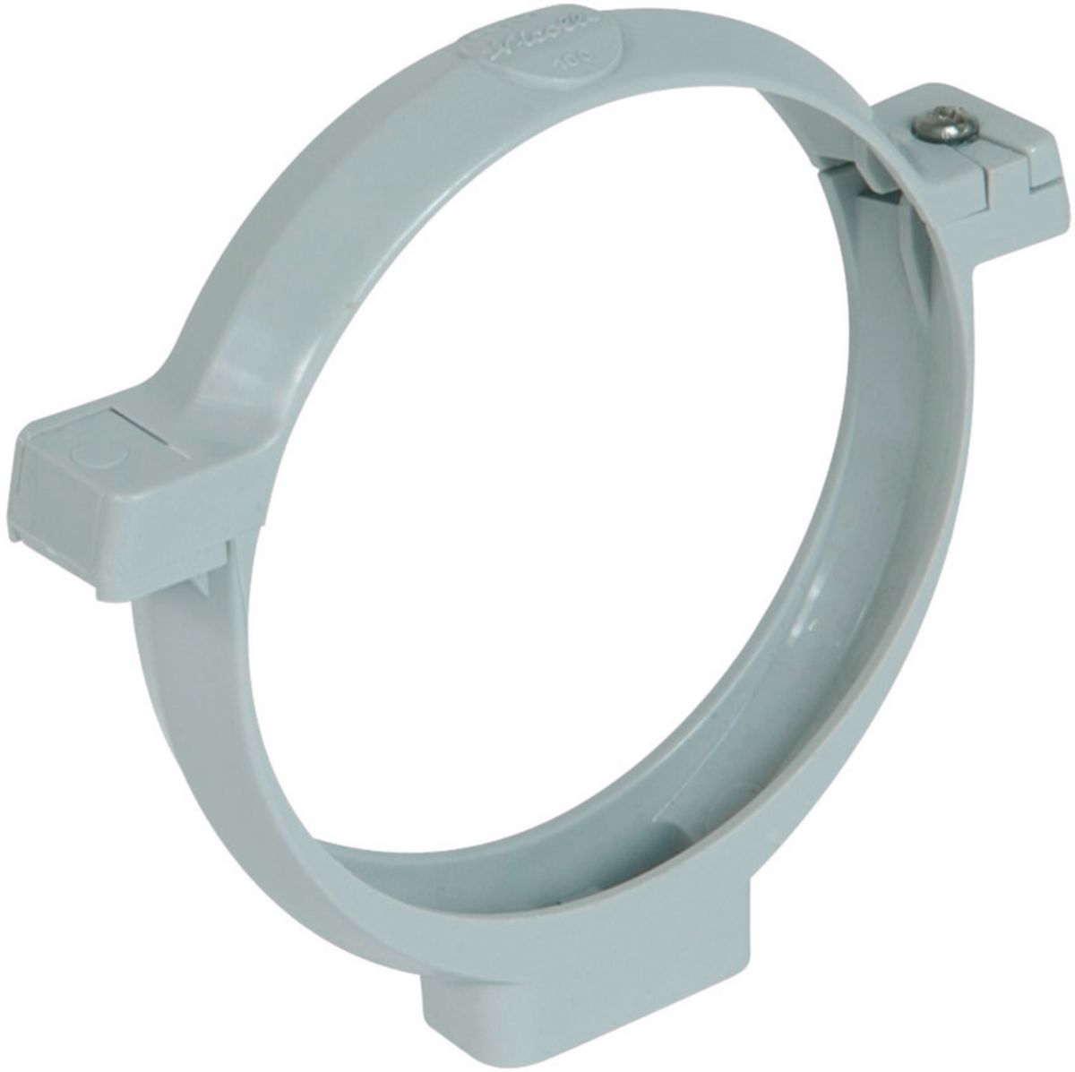 NICOLL - Collier bride PVC pour descente eau pluviale TD100 gris - Ø ...