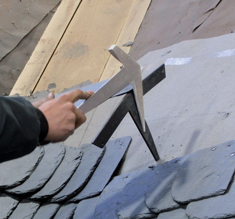 EDMA - Marteau de couvreur modèle français droit, réf. 038155 | Asturienne