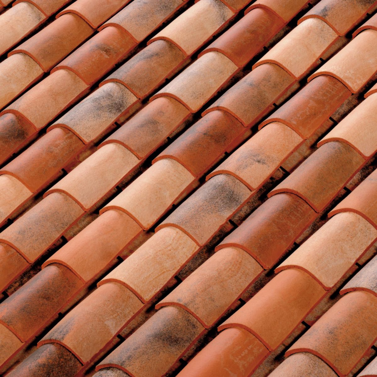 TERREAL - Arêtier tuile grand moule du sud terre cuite Horizon 12 ...