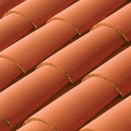 TERREAL - Tuile ronde à talon filé tuile Canal terre cuite Vendéenne ...