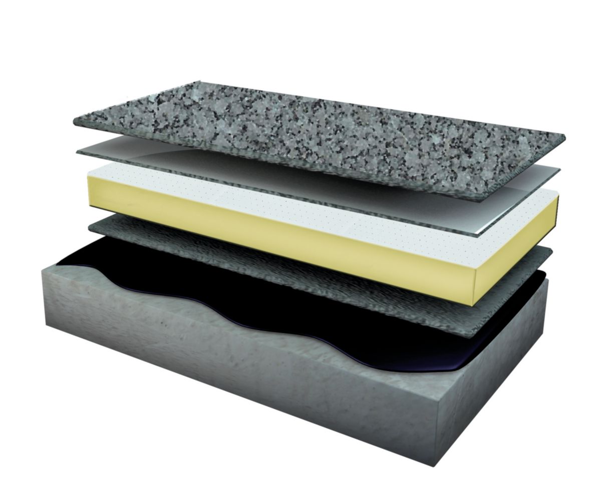 SOPREMA - Panneau Efigreen A 600 x 600 mm épaisseur 80 mm R=2,95 m².(K/W) ACERMI 03/006/105 ...