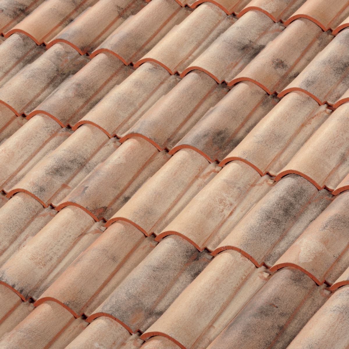 TERREAL - Rive ronde à ressaut gauche grand moule du sud terre cuite ...