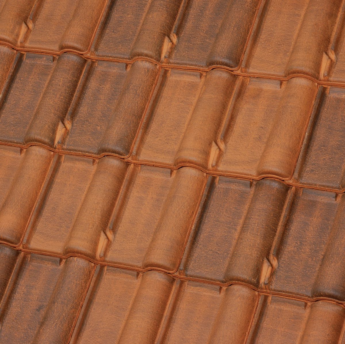 TERREAL - Tuile grand moule du nord terre cuite Renaissance 1RN Brun ...