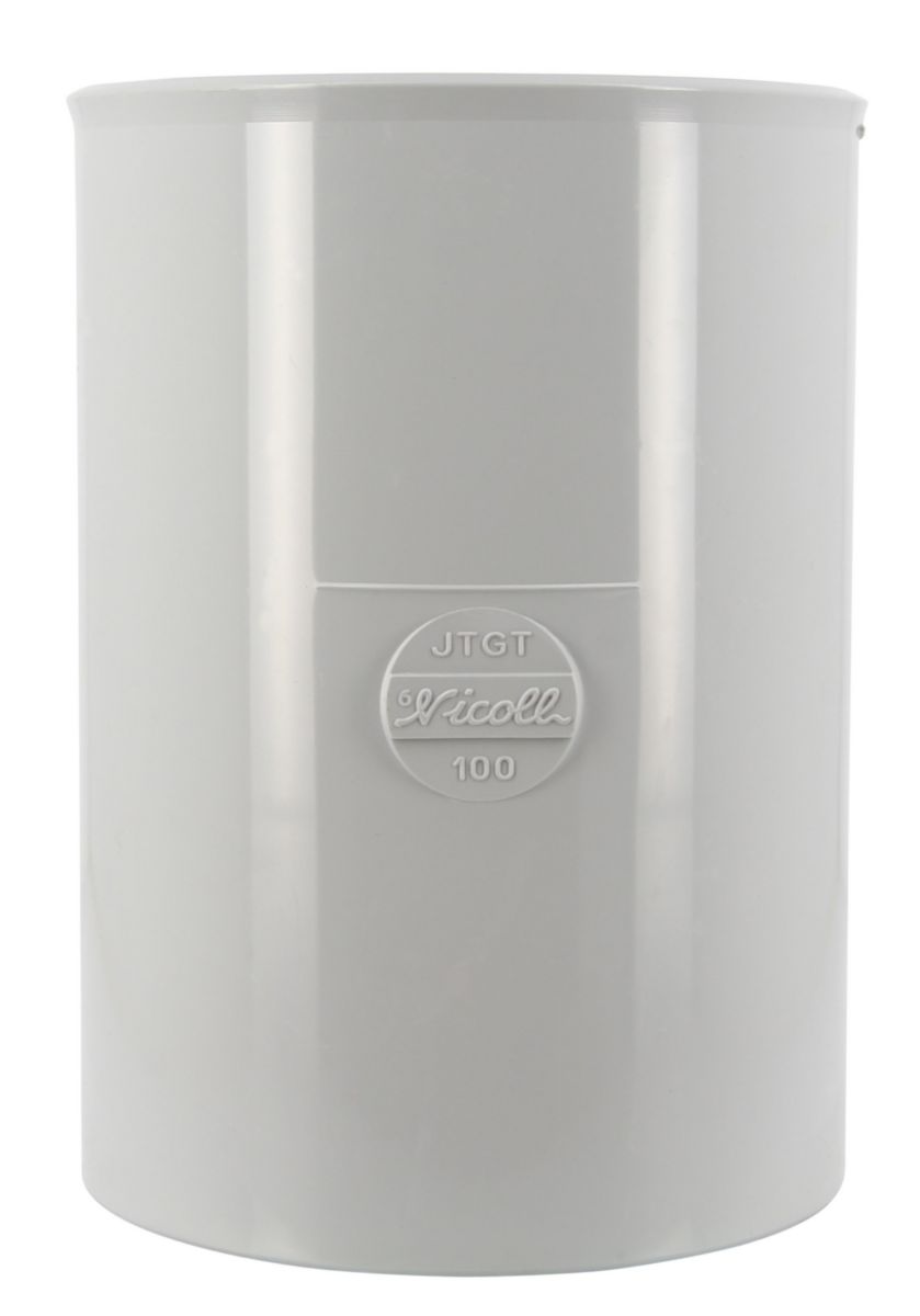 NICOLL - Manchon double pour tuyau de gouttière demi-ronde de 33 ...