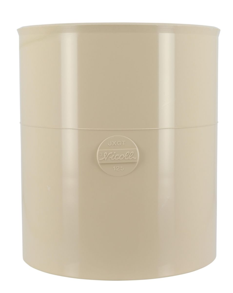 NICOLL - Manchon double pour tuyau de gouttière demi-ronde de 33 ...