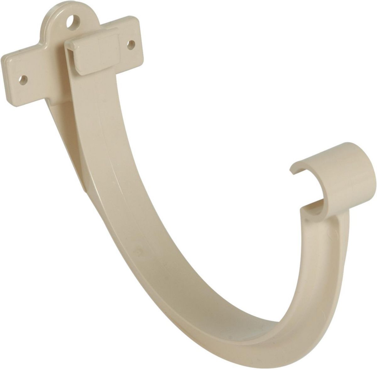 NICOLL - Crochet bandeau pour gouttière demi-ronde de 33 PVC Sable ...