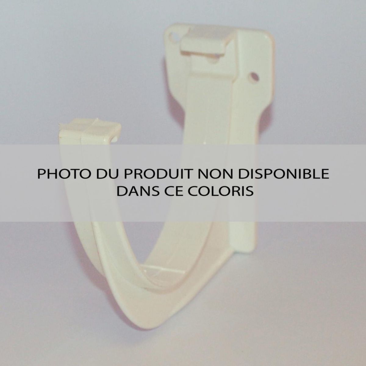 MEP - Crochet PVC noir pour gouttière Cascade | Asturienne