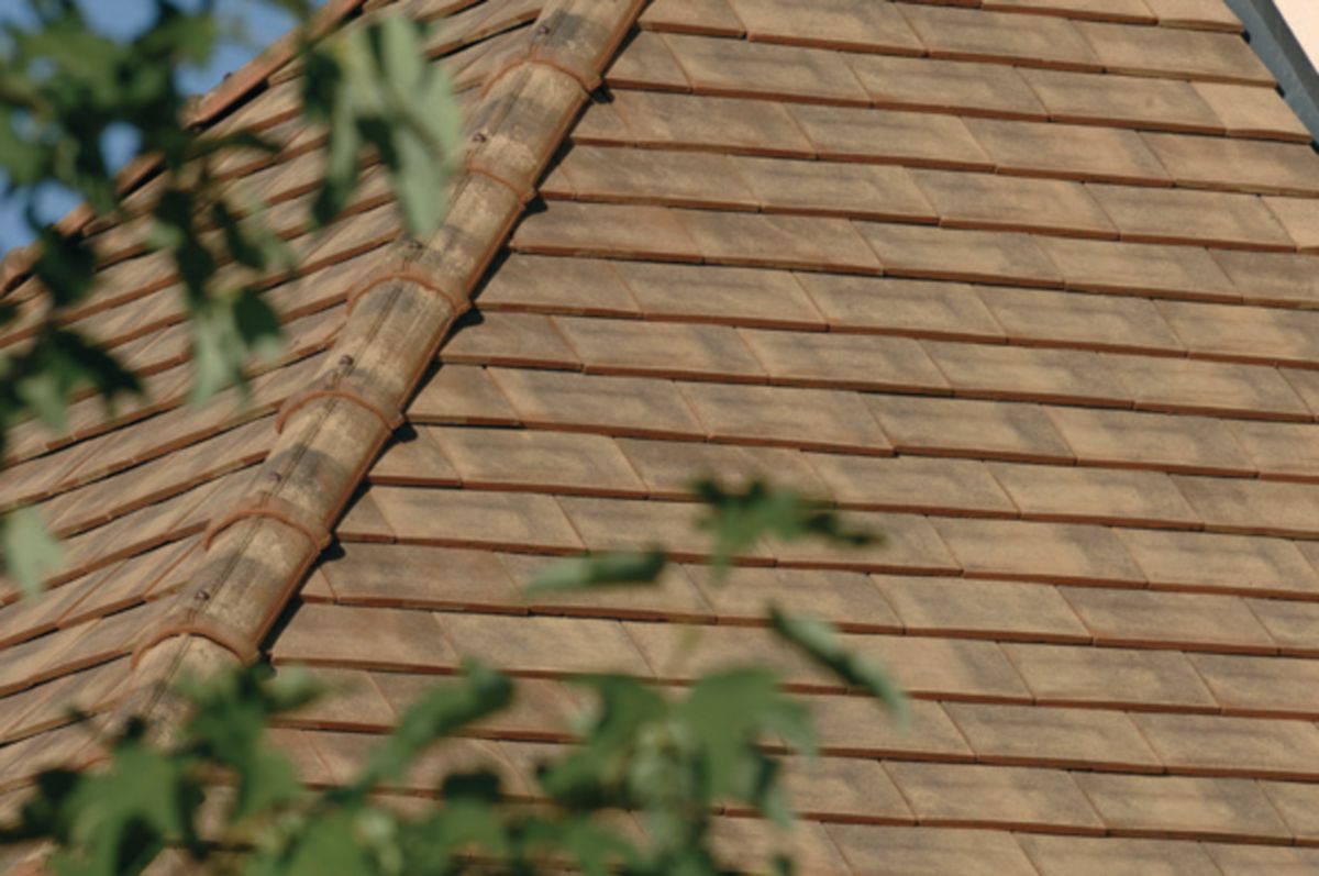 TERREAL - Tuile petit moule terre cuite Rully 1RU jaune sable Réf ...