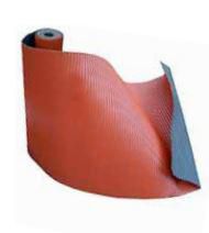 LE PLOMB FRANCAIS - Bande de plomb plissé rouge épaisseur 0,5mm largeur ...