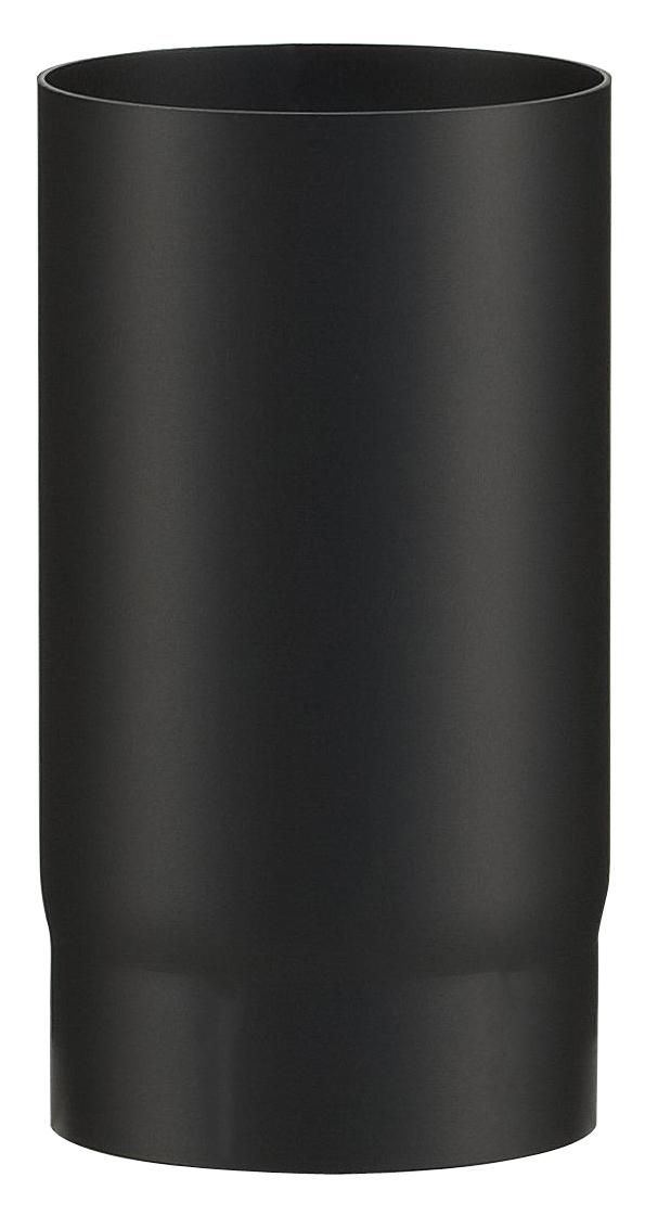 POUJOULAT - Conduit ACIER 2 M M, diamètre 180 mm, Lg : 50 cm, noir mat ...