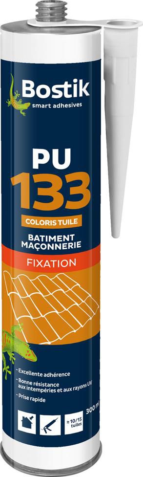 BOSTIK - Mastic polyuréthanne PU 133 tuile terre cuite cartouche de ...