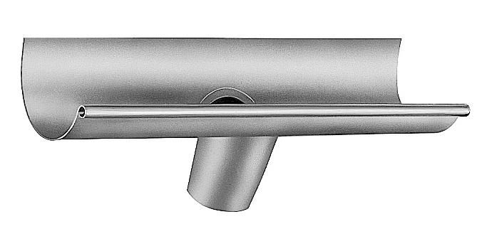 VMZINC - Bout à moignon cylindrique zinc naturel diamètre 80mm pour ...