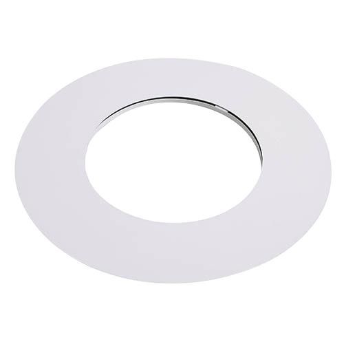 POUJOULAT - Rosace de finition INOX-GALVA, diamètre 180 / 230 mm, blanc ...