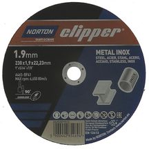 NORTON-CLIPPER - Disque à tronçonner ultra mince métal inox 230x1,9x22 ...