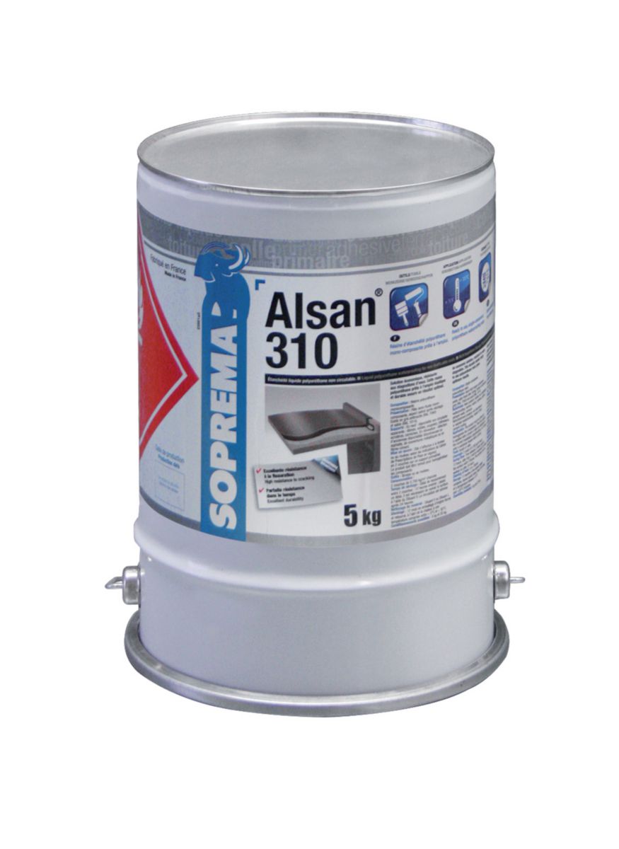 SOPREMA - Etanchéité Alsan 200 bidon de _5 kg gris | Asturienne