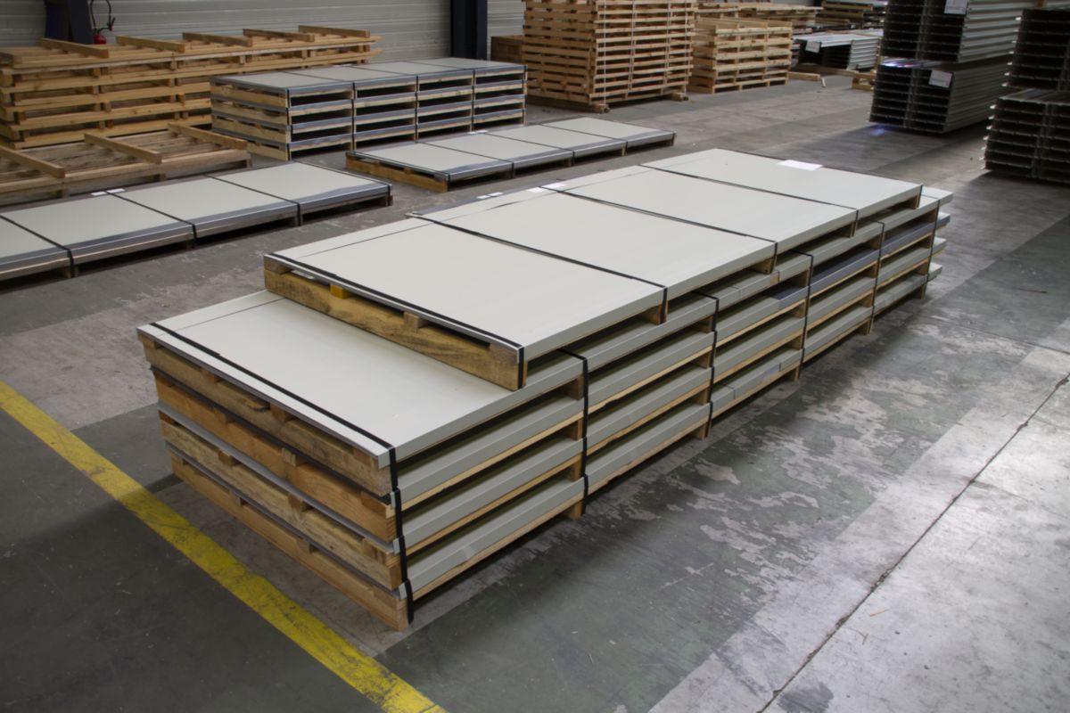 ARCELORMITTAL - Tole acier 1,22X3m 75/100 RAL 8012 | Asturienne