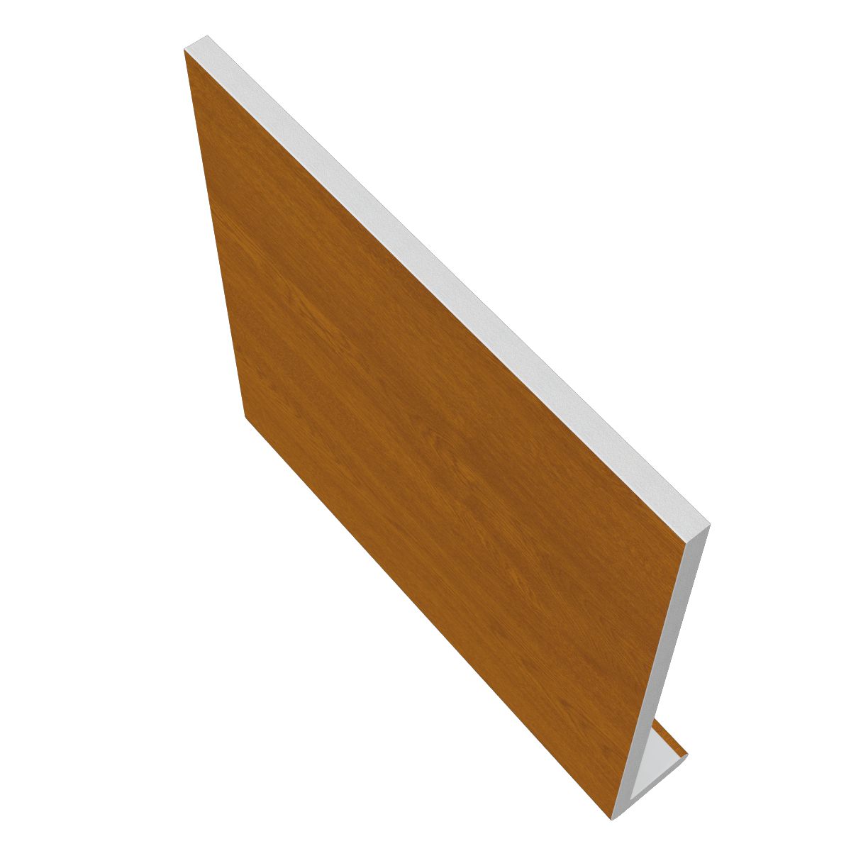 FREEFOAM - Bandeau de rive équerre PVC extra chêne 10x175x5000mm Réf ...